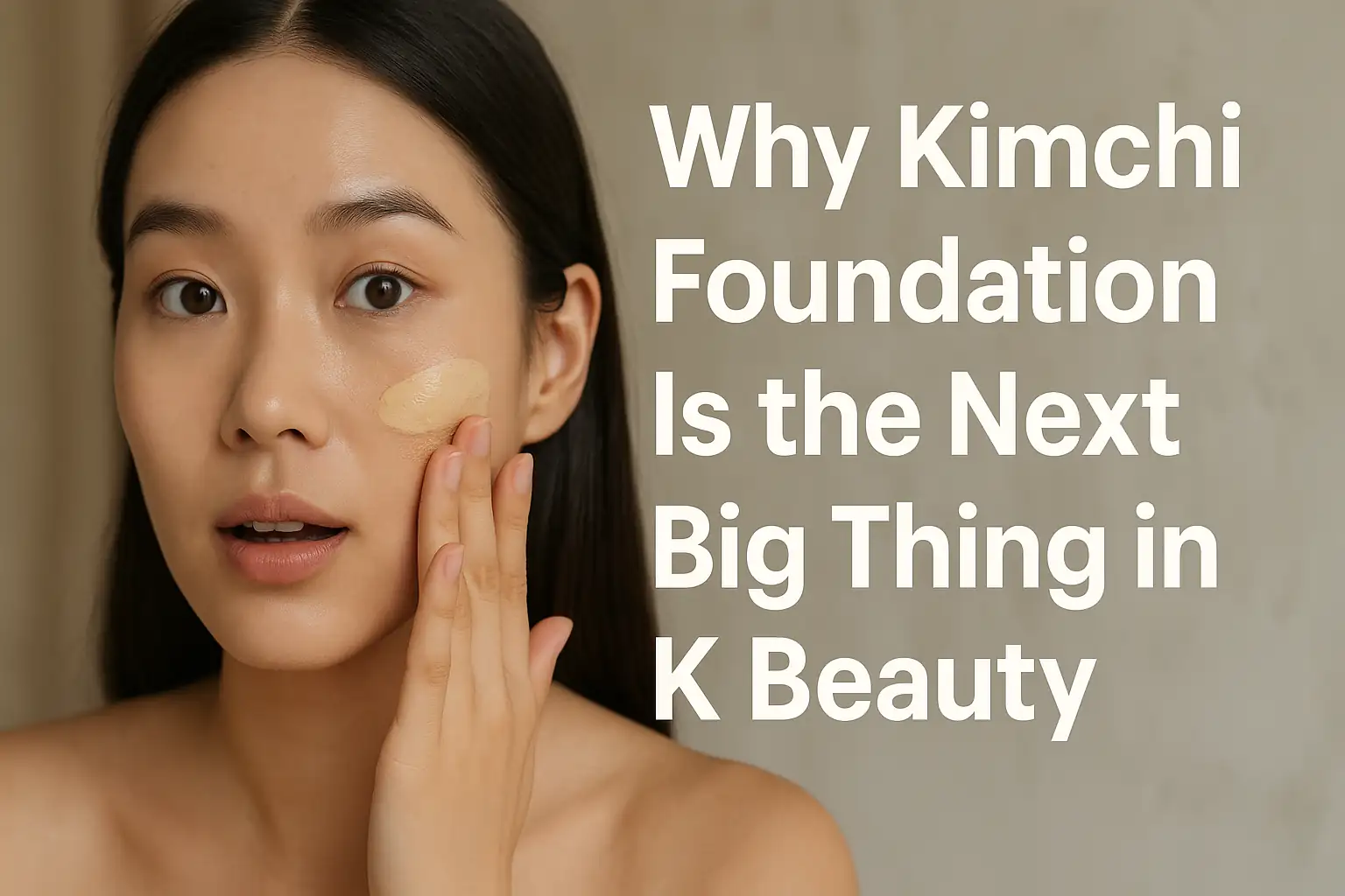 Why Kimchi Foundation Is the Next Big Thing in K Beauty