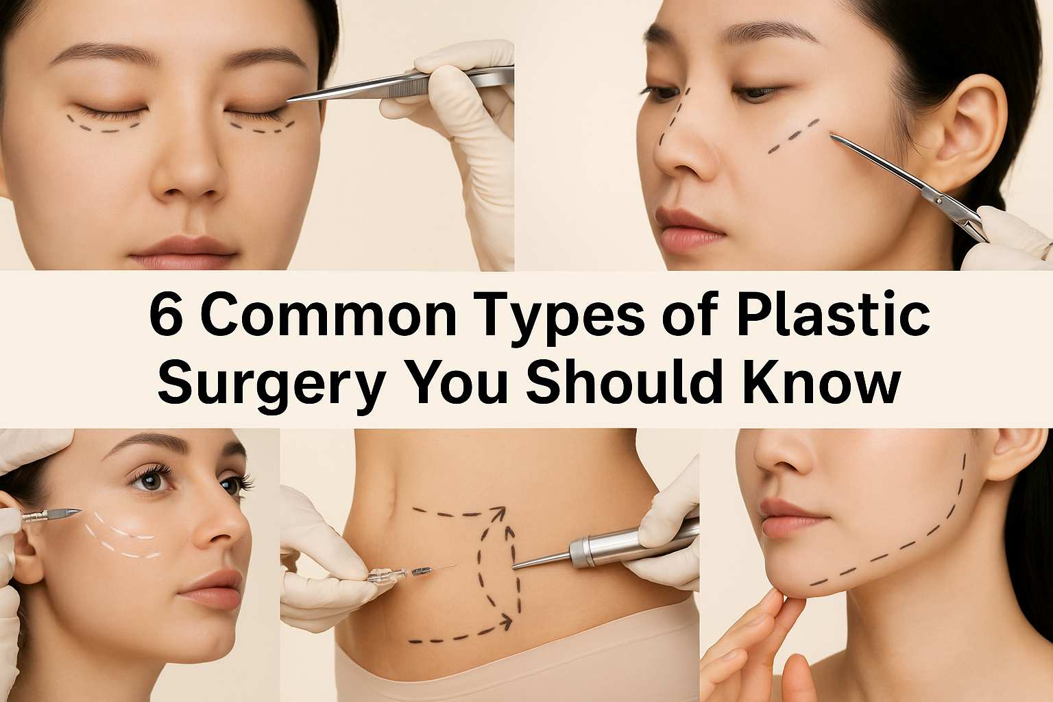 6 Common Types Of Plastic Surgery You Should Know